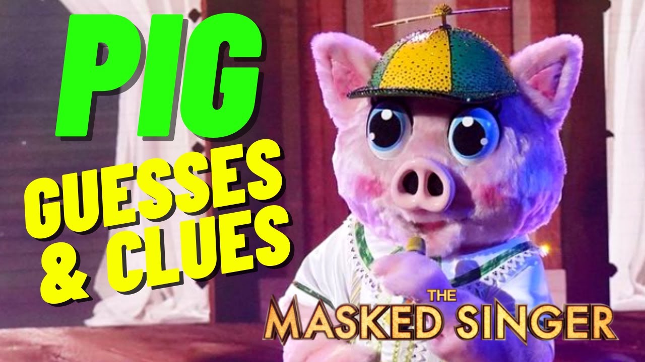 Masked Singer Pig Clues and Guesses - YouTube