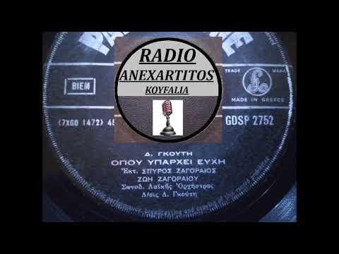 ΖΑΓΟΡΑΙΟΣ ΣΠΥΡΟΣ ΟΠΟΥ ΥΠΑΡΧΕΙ ΕΥΧΗ Ζωη Ζαγοραιου - YouTube