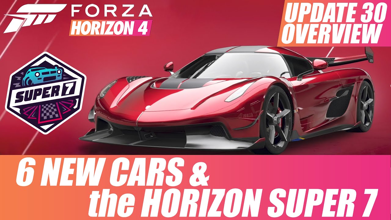 HORIZON 4 SERIES 30 NEW CARS & FEATURES | FH4 NEW KOENIGSEGG JESKO ...