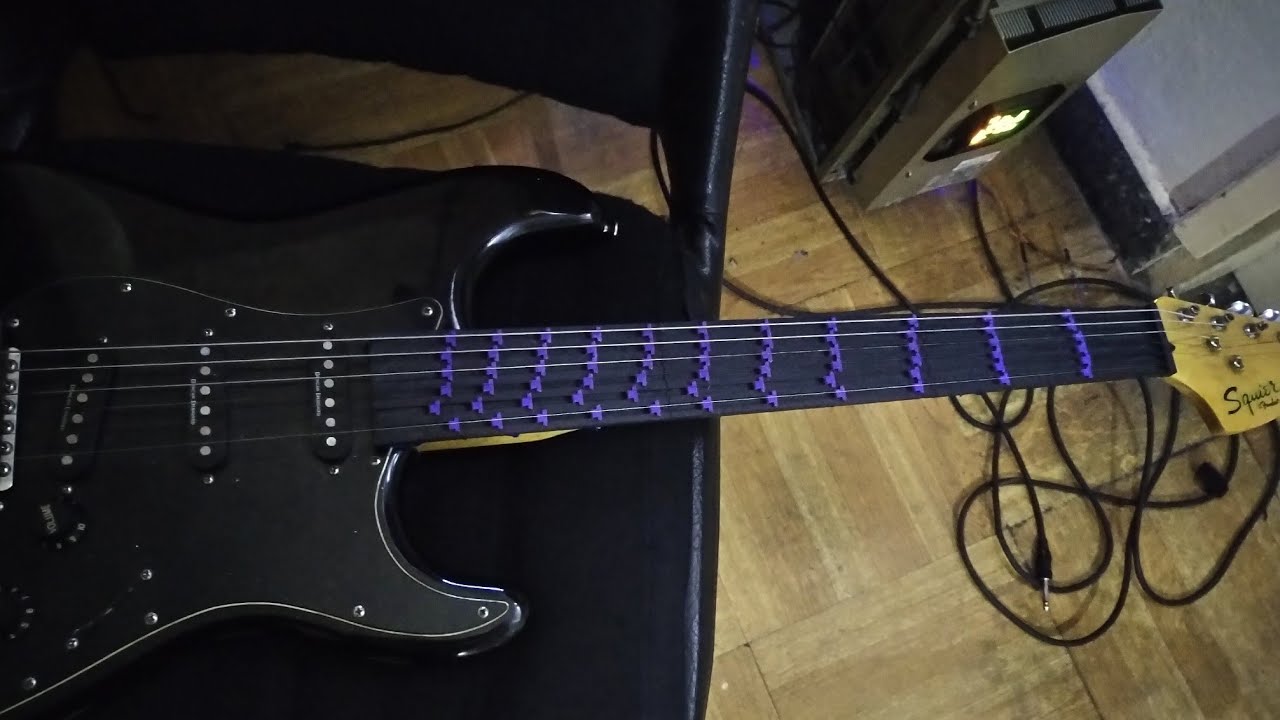 making: 3d printed adjustable xenharmonic fretboard + first try (11ed3 ...