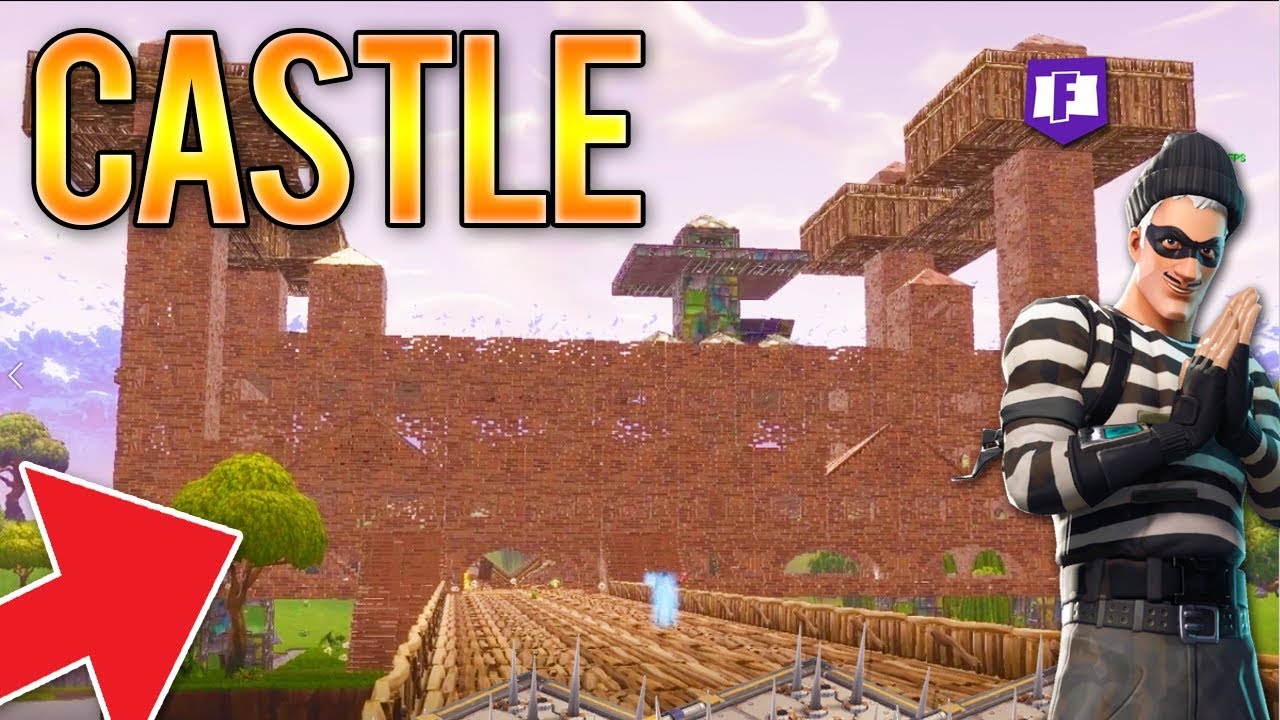 BUILDING THE WORLD'S BIGGEST CASTLE in FORTNITE BATTLE ROYALE - YouTube