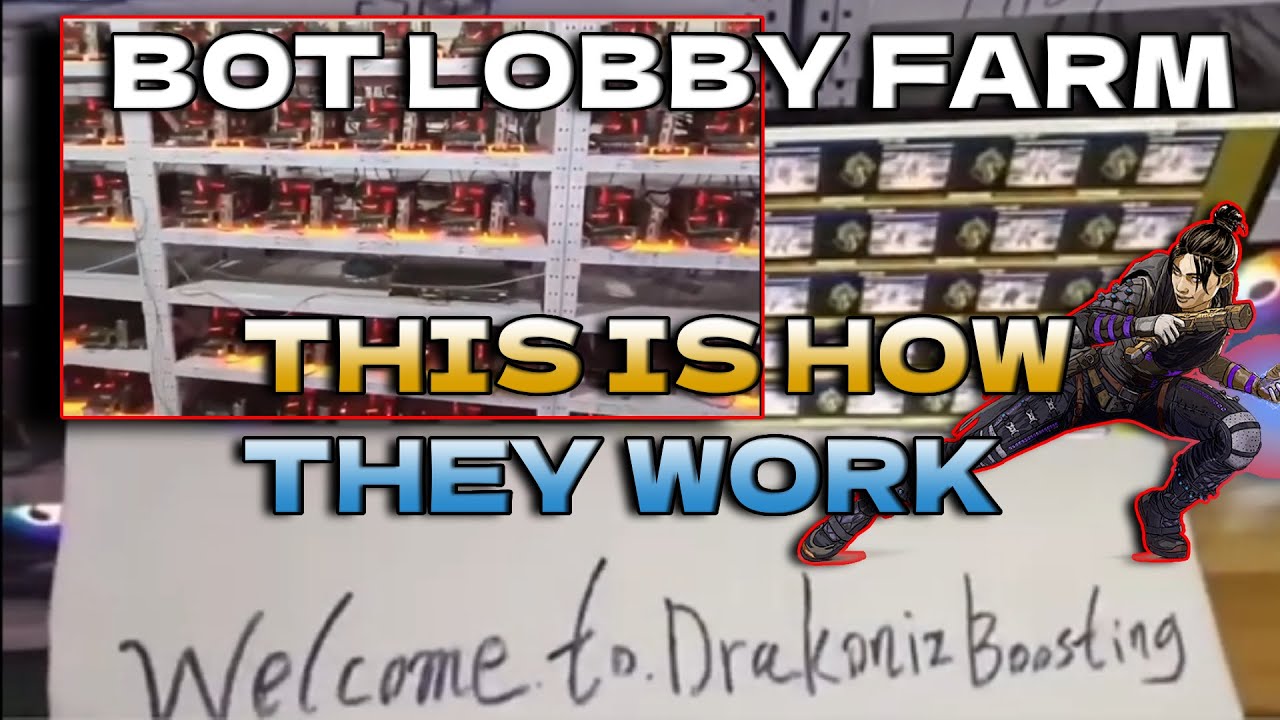 How a CHINESE BOT Lobby Farm works like - YouTube
