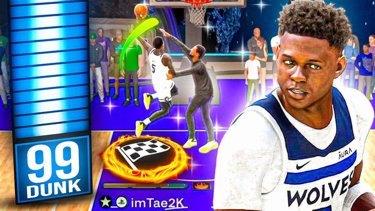 This ANTHONY EDWARDS BUILD is A INSANE SLASHER IN NBA 2K24!UNLIMITED ...