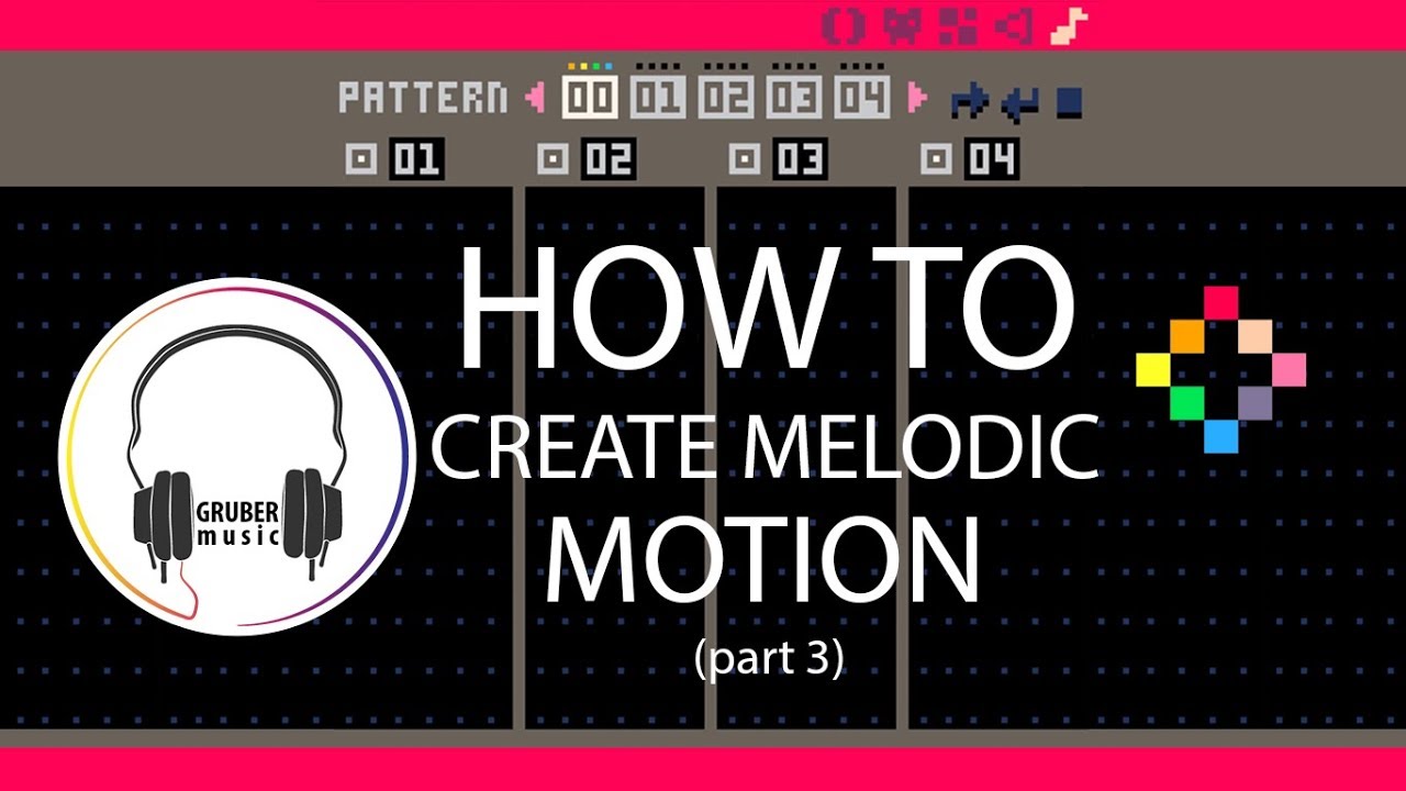 Creating Melodic Motion Pt.3 - Pico-8 Music Tutorial #9 - YouTube