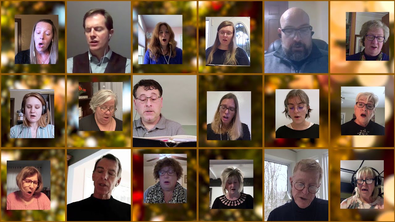 Angels Carol by John Rutter - St Joseph the Worker Virtual Choir - YouTube