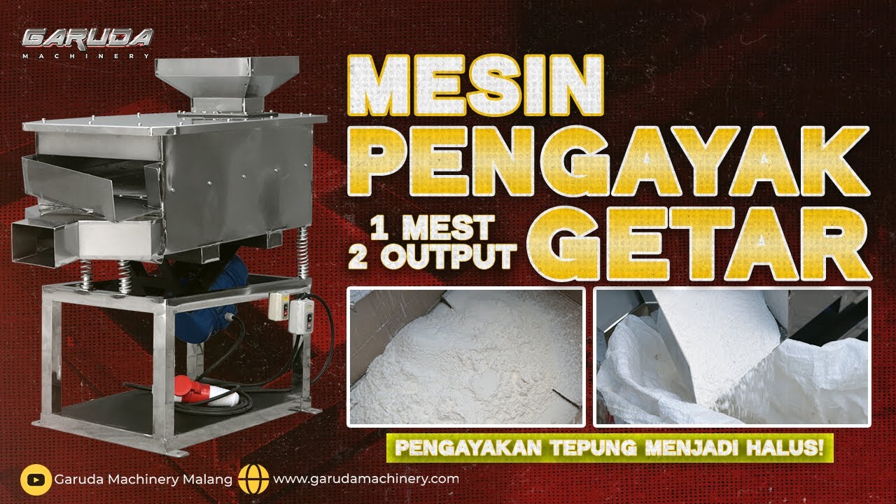 Mesin Pengayak 1 Mesh 2 Output - Alat Yang Bikin Pengayakan Tepung Jadi Jauh Lebih Mudah dan ...