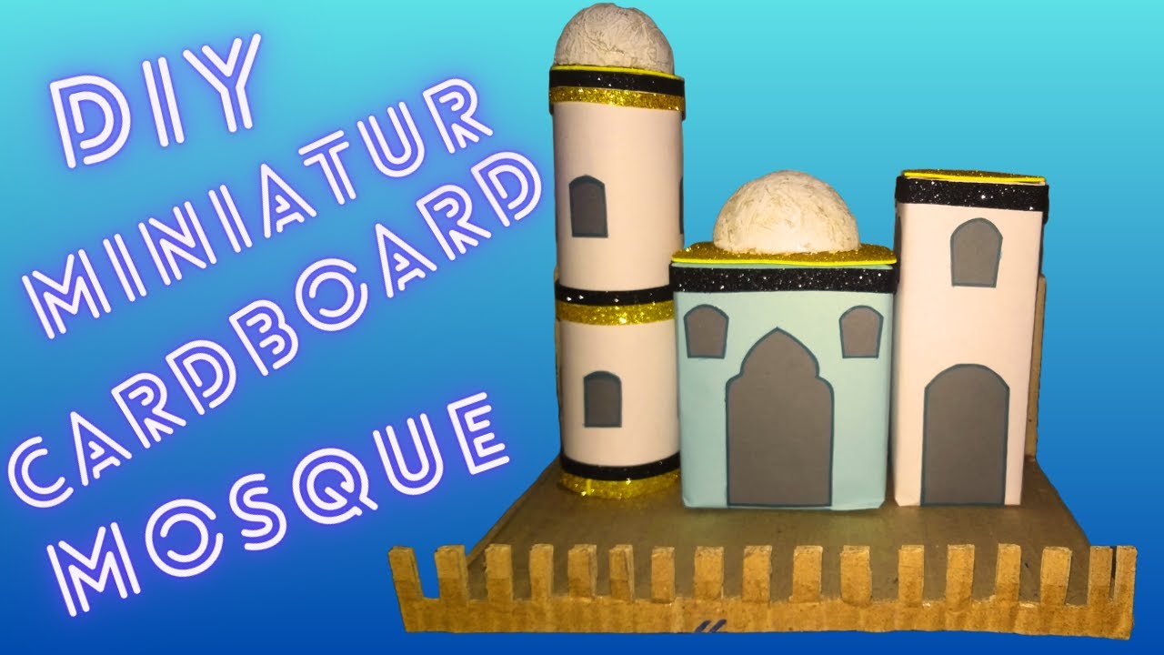 How to make Mosque design/mosque model making Ideas/masjid 3d model ...