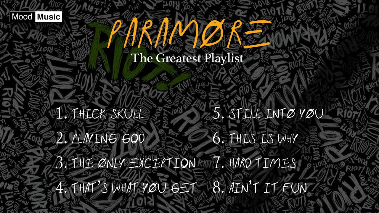 Paramore Hits and The Greatest Playlist - YouTube