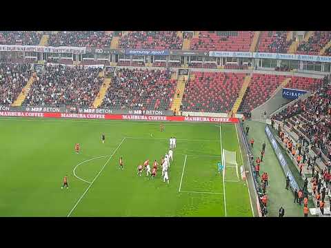 Gaziantep FK Kasımpaşa maçı tribün gol çekim