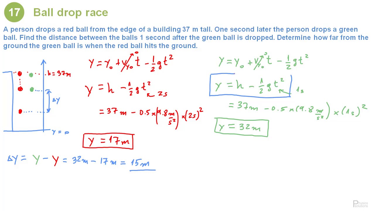 17 free fall: ball drop race - YouTube