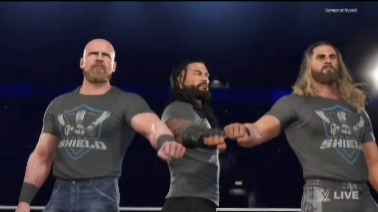 Jon Moxley rejoins The Shield in WWE, Full Entrance WWE 2K25 - YouTube