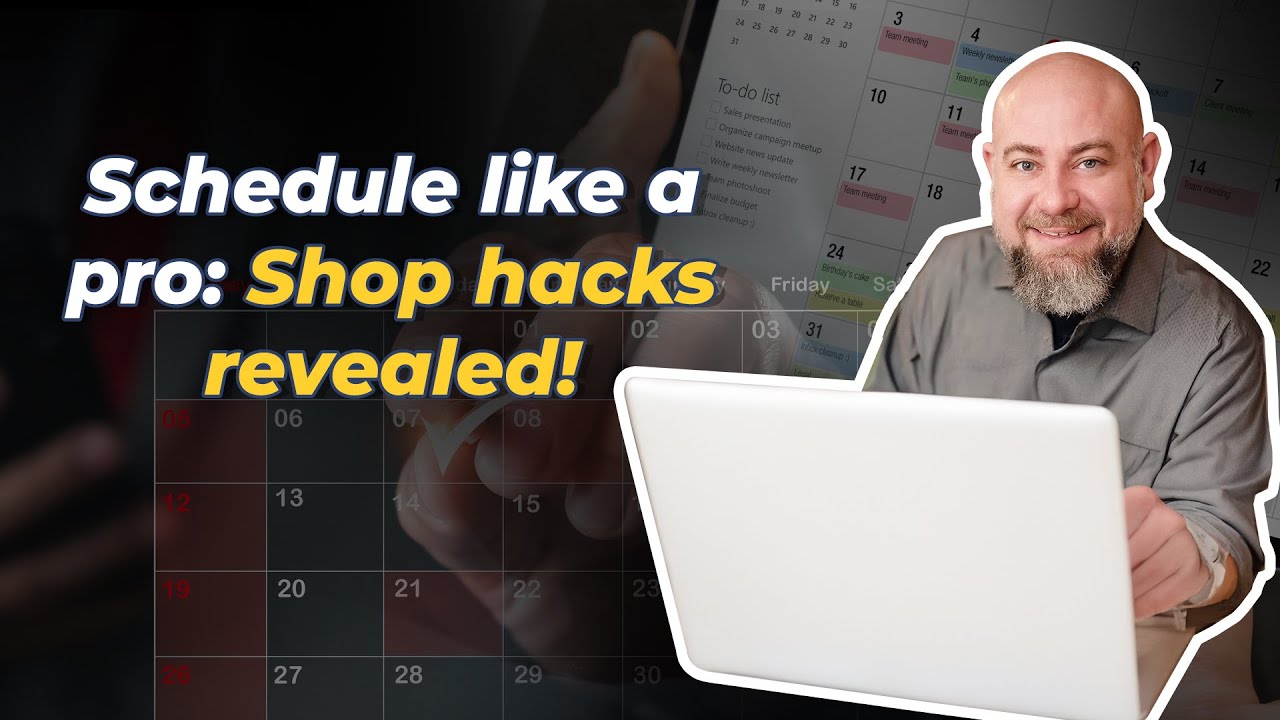 Secret Tips for Easy Shop Scheduling and Workflow Management - YouTube