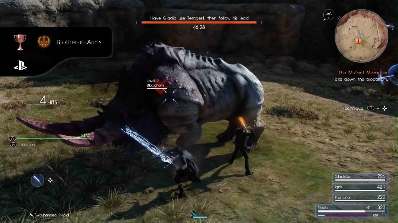 FINAL FANTASY XV - Brother-in-Arms Trophy (PS5) - YouTube