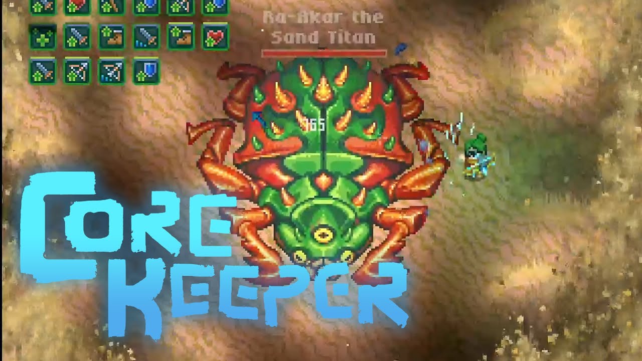 Core Keeper Boss [Ra-akar] รา-อะคาร ยักษ์ทะเลทราย - YouTube
