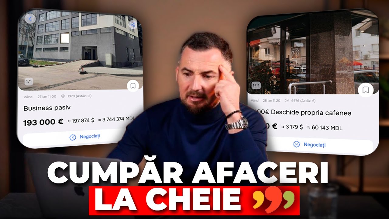 Să cumperi o afacere sau să o începi de la zero? Analizăm anunțurile de vânzare a afacerilor ...