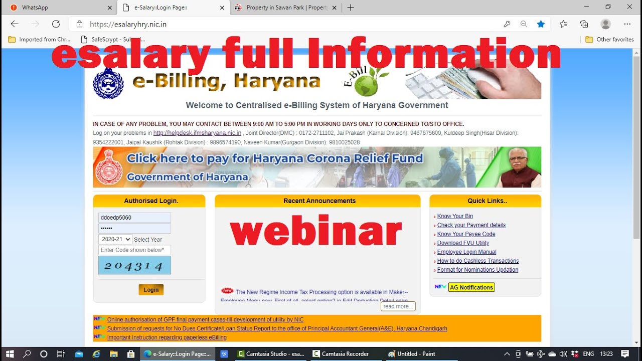Esalary full Information - YouTube