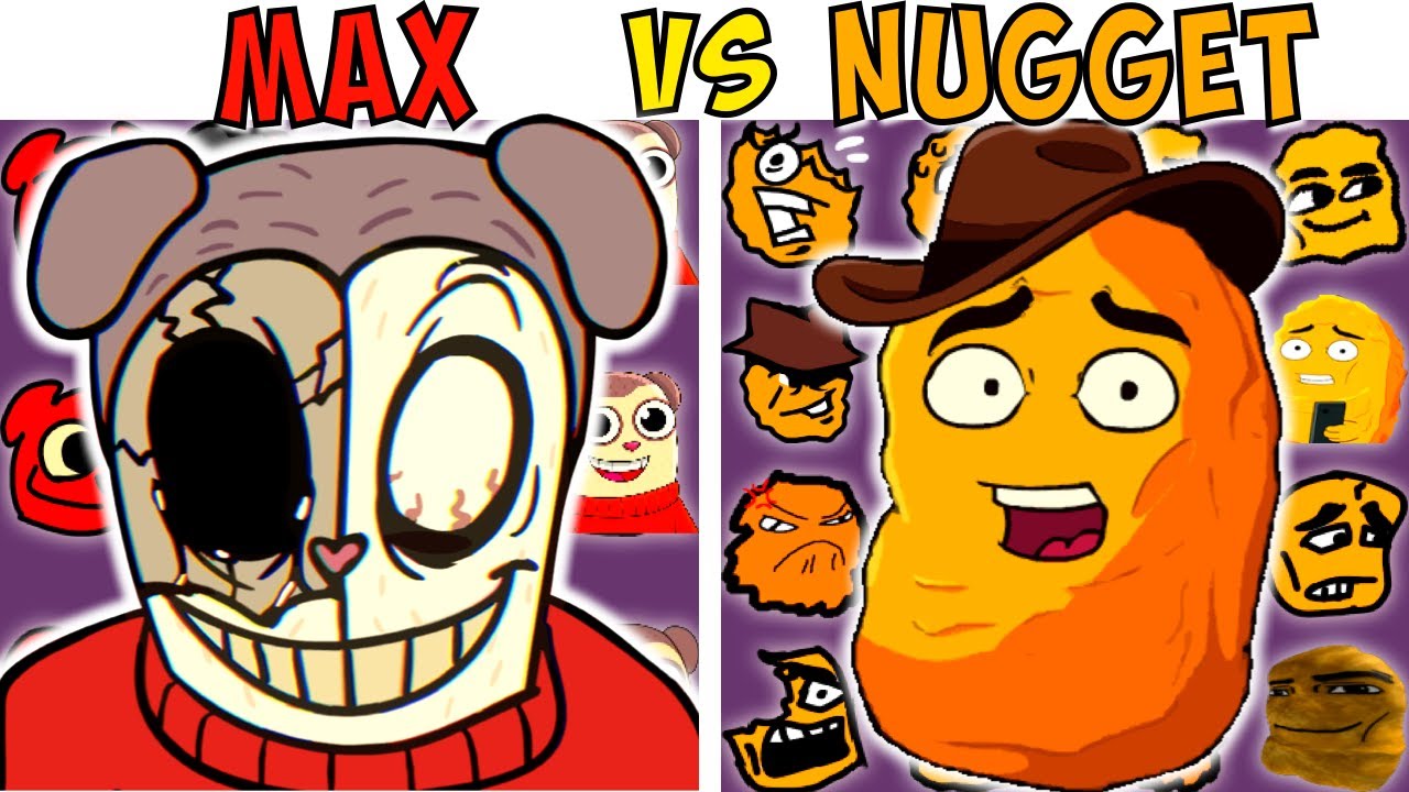 ALL NUGGET VS MAX CHARACTERS | FNF Character Test | Gameplay VS ...