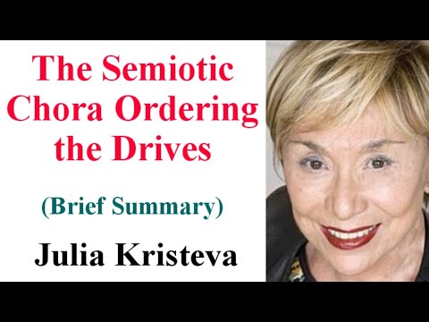 The Semiotic Chora Ordering the Drives || by Julia Kristeva || Brief ...