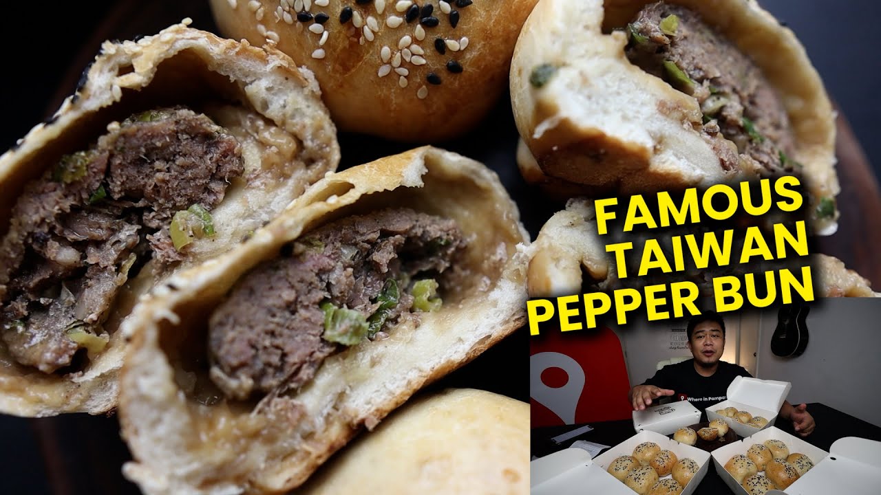 The famous Taiwan pepper bun - YouTube