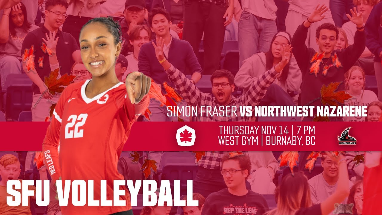 SFU Volleyball: Red Leafs vs Northwest Nazarene - November 14th, 2024 ...