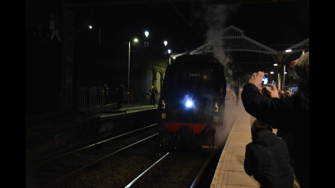 The Jinxed "Winter CME" with 34067 Tangmere. 27/01/24 # ...