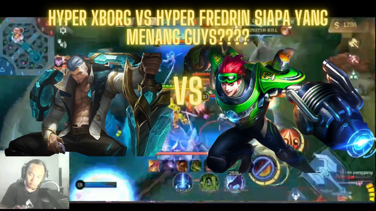 HYPER XBORG VS HYPER FREDRIN MENANG MANA GUYS??? #mlbb #mobilelegends # ...