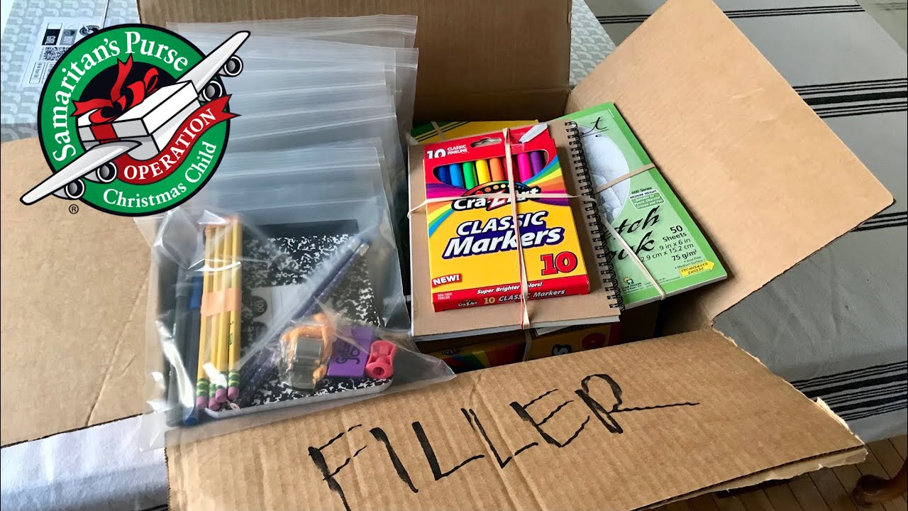 Operation Christmas Child Processing Center Filler | Art Kits 🎨 ...