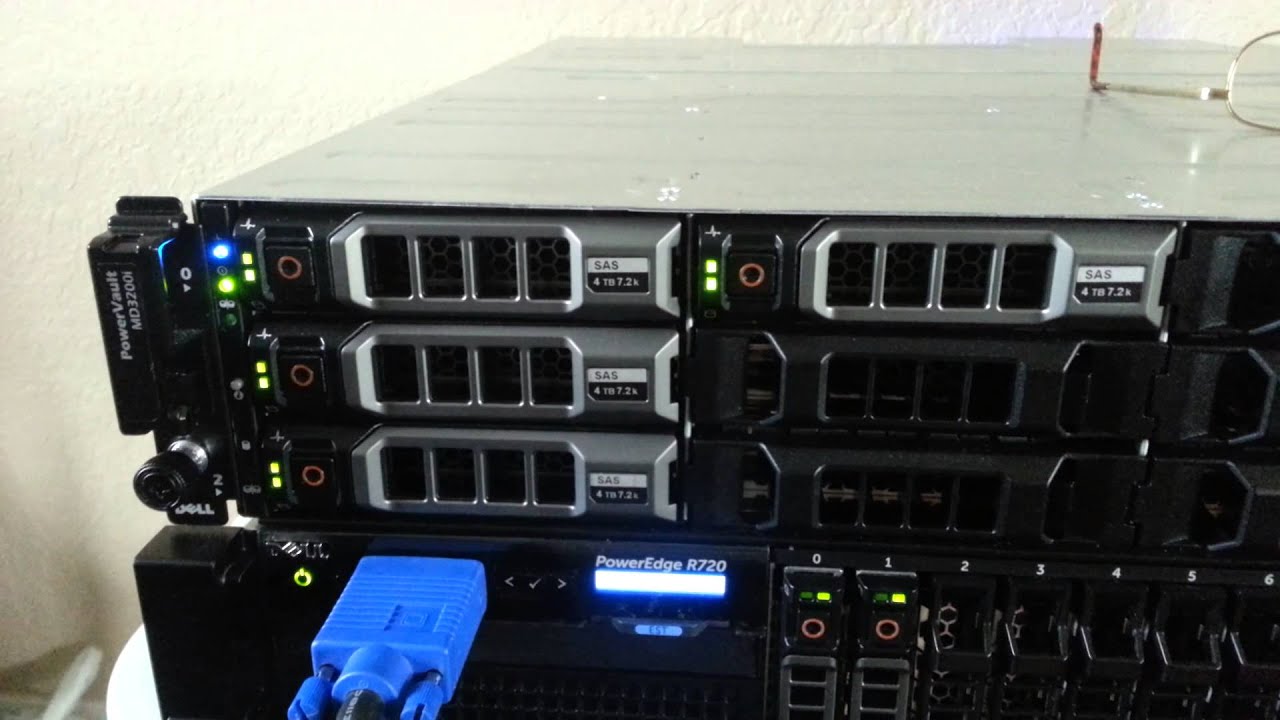 r720 md3220 and md3200i - YouTube