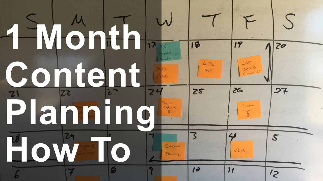 1 Month of Content Planning | Farm Marketing Solutions | The Content Farm