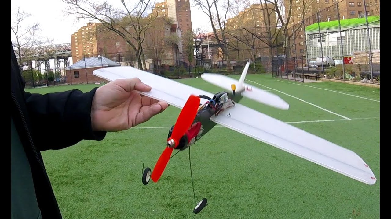 My Uncle's Baby Ringmaster U Control made out of Coroplaste 1/2A Plane ...