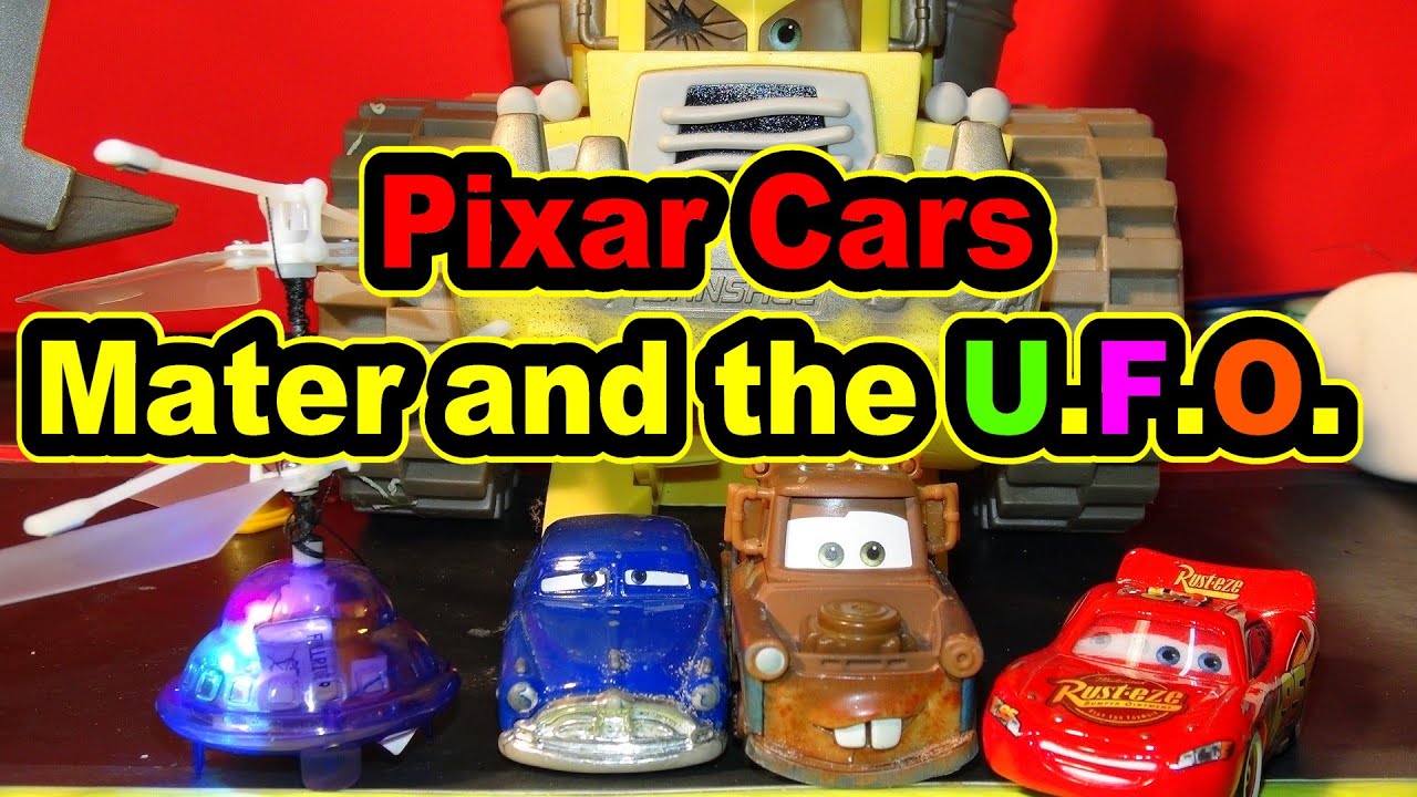 Pixar Cars Mater and the UFO, Mater gets fooled by Lightning McQueen ...