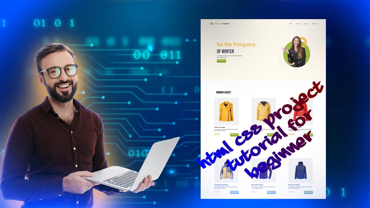 How To Make A Website Using Html And Css Tutorial For Beginner Basic
