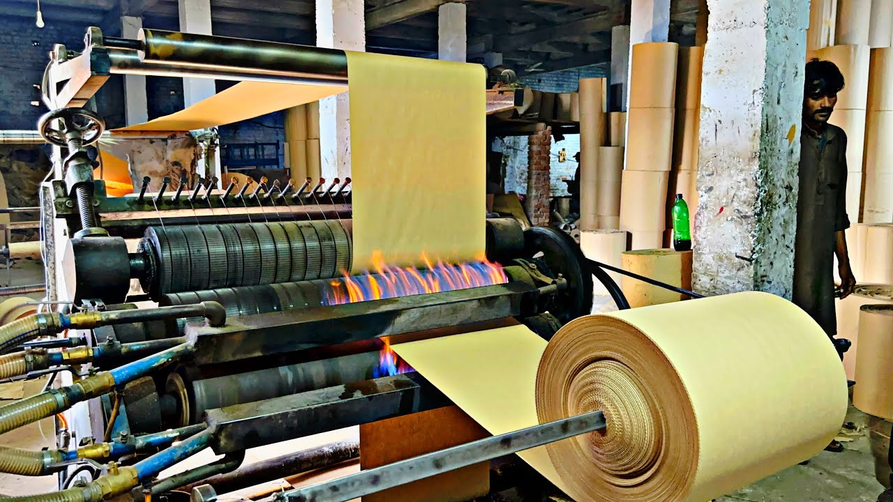 Creative Manufacturing Process of Corrugated Carton Boxes with Paper ...
