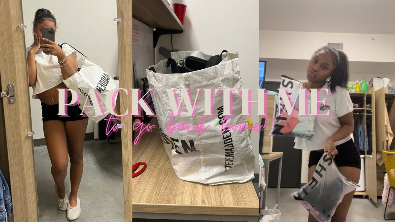 PACK WITH ME: to go back home!! - YouTube