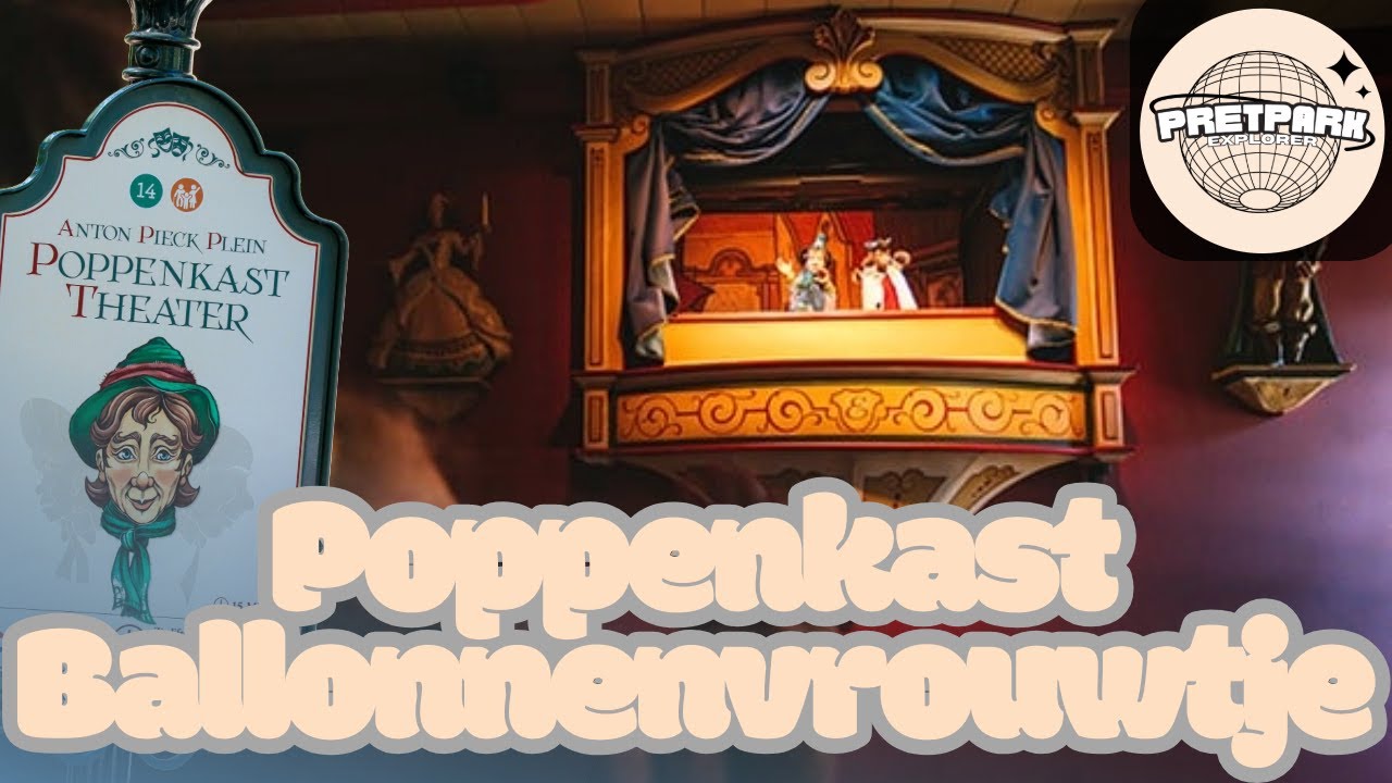 [4K] Anton Pieckplein Poppenkast Theater: Marskramer | 2025 #efteling ...