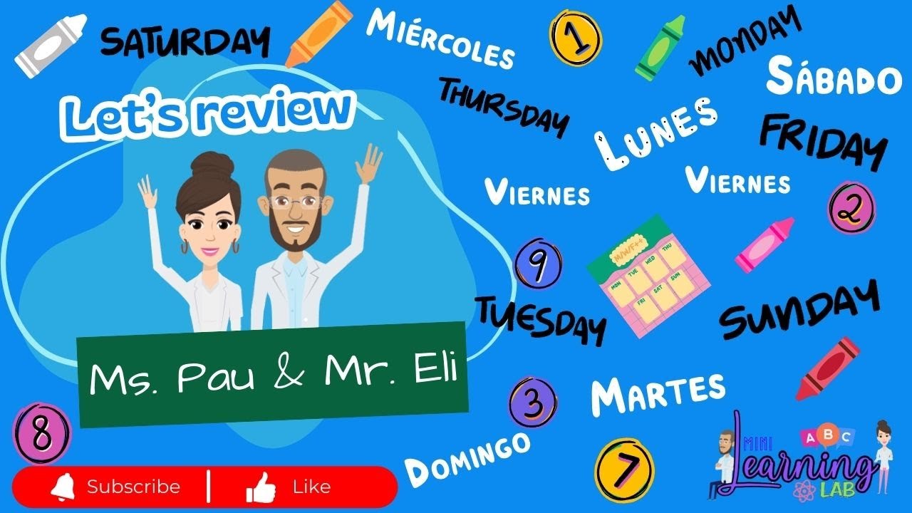 Review with us, Ms. Pau and Mr. Eli in our Mini Learning Lab! Repasa con nosotros Ingles! - YouTube
