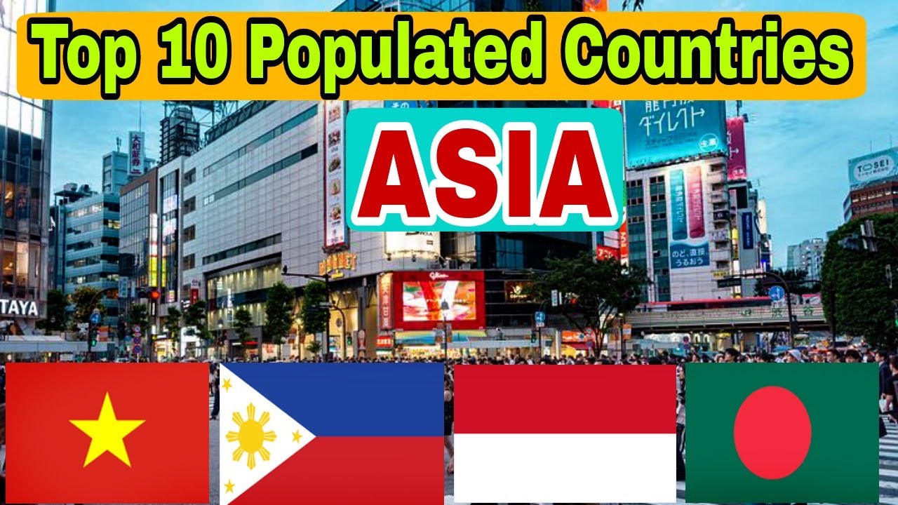 Top 10 Populated Countries in Asia 2021 | Most Populated countries ...