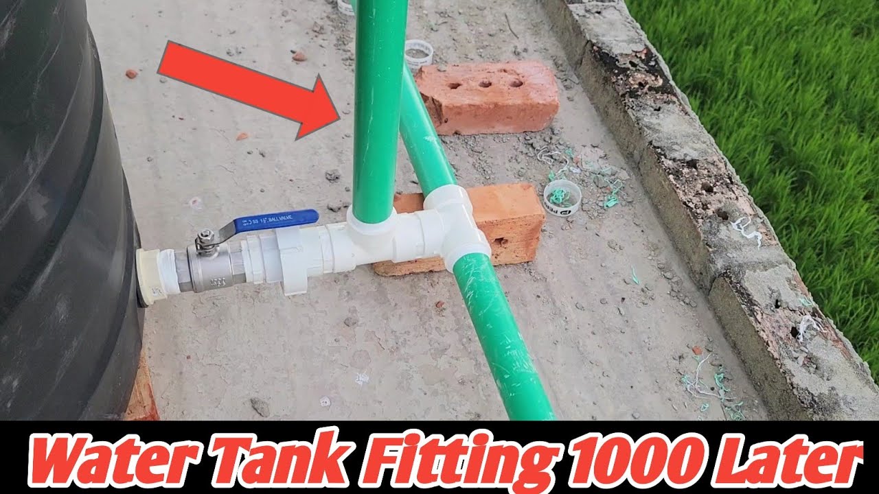 Plumber Work Water Tank | Water Tank Fitting Home - YouTube