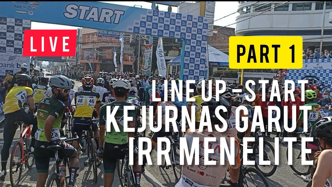 Men Elite IRR Kejurnas Balap Sepeda Garut 2021 Line Up Start ICF ...