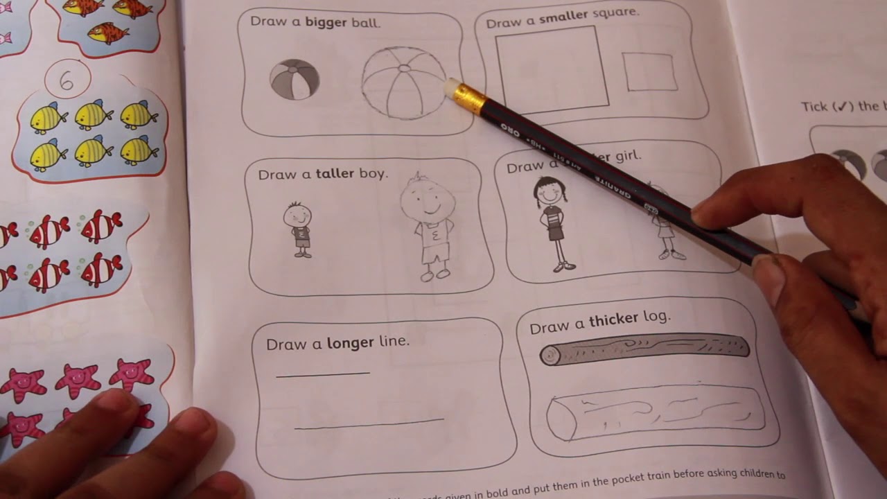 KG2 Math Book Pg#3+Worksheet Pg#2 - YouTube