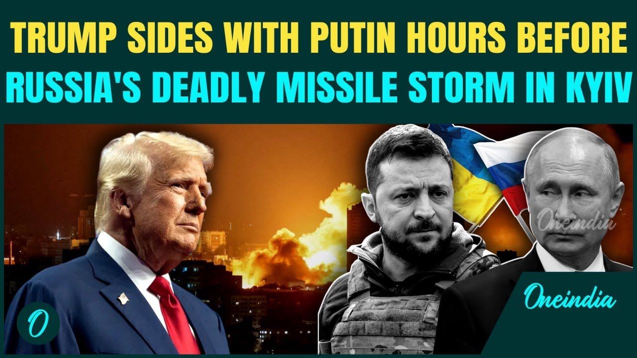 Trump Defends Putin Hours Before Russia's Deadliest Kyiv Revenge Strike ...