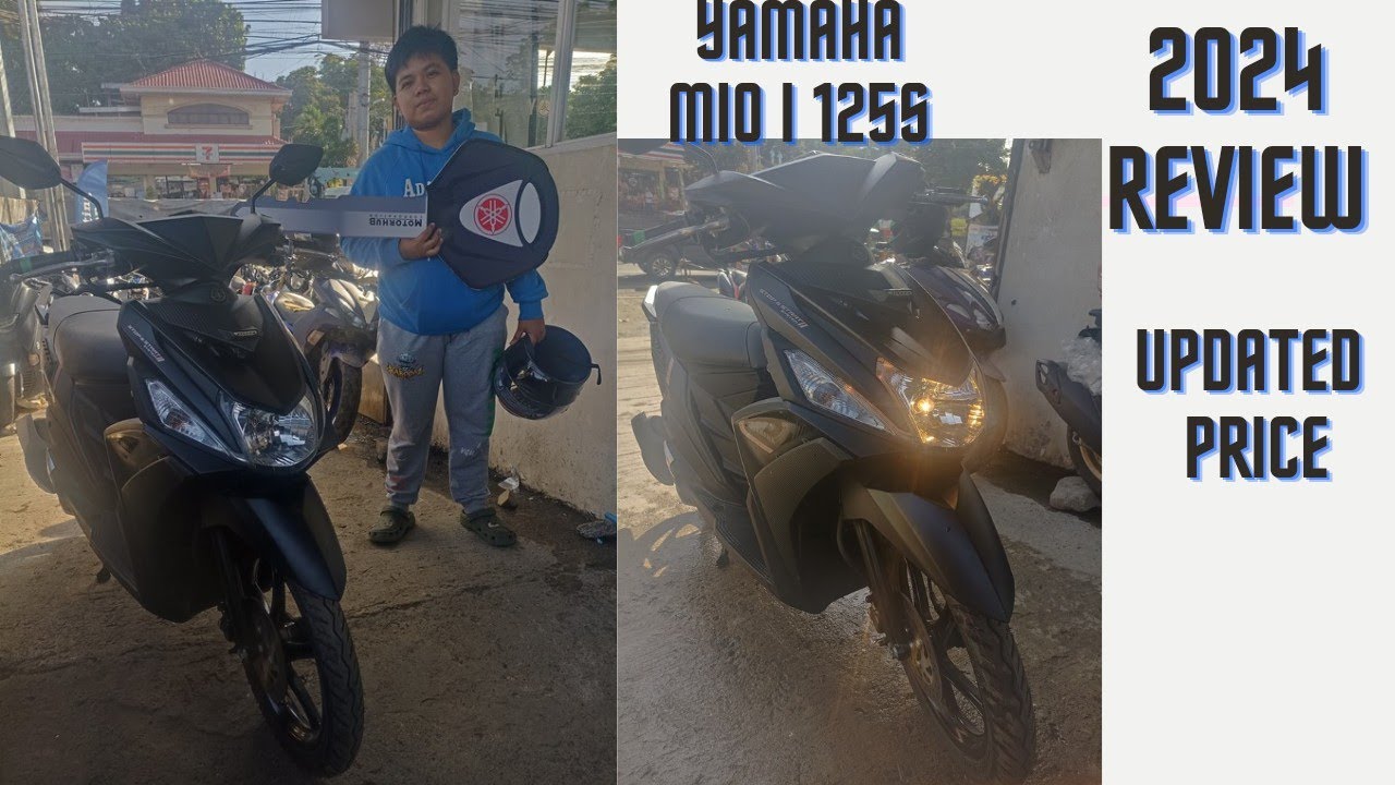 Yamaha MiO I 125s matte black 2024 updated price specs features - YouTube