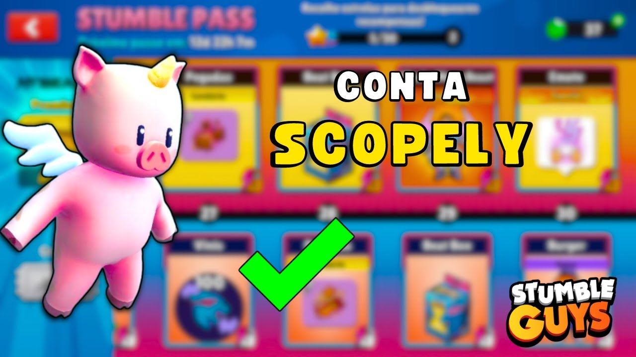 Stumble Guys - COMO CRIAR ou ENTRAR em uma CONTA SCOPELY (VINCULAR) 🎮 ️ ...