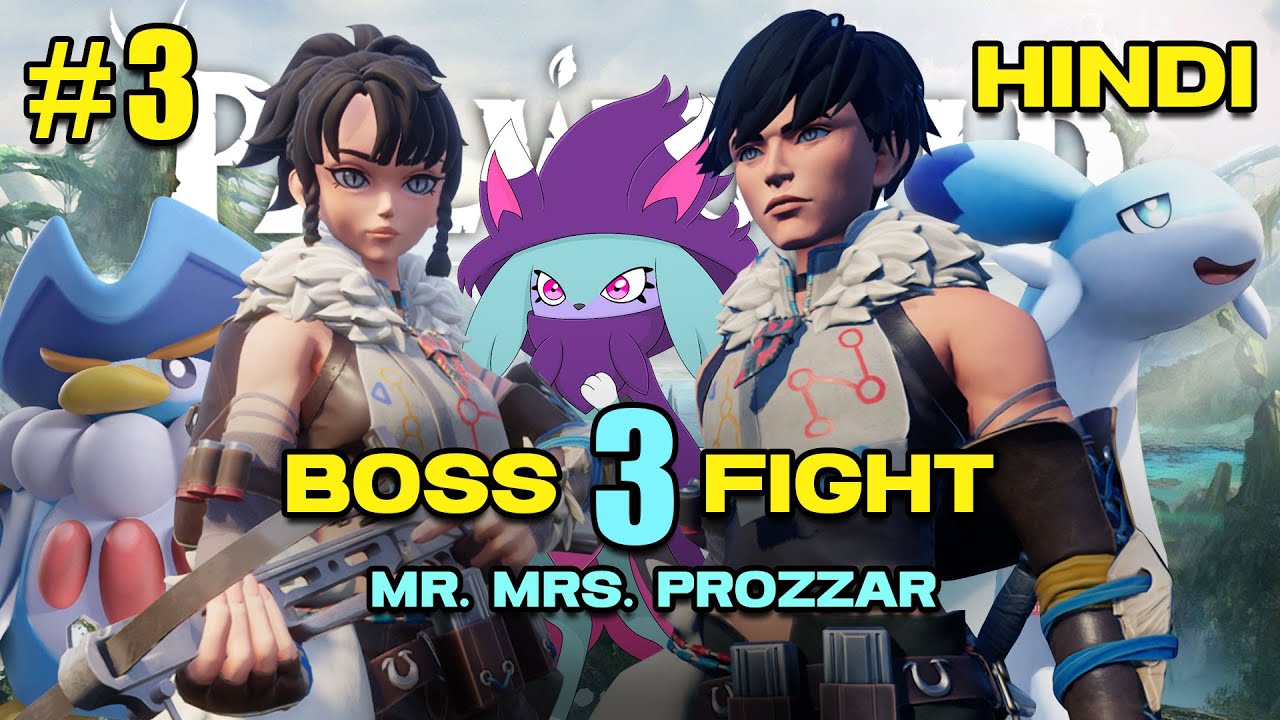 Boss Fight Gameplay 3 | PALWORLD Explained in Hindi Urdu | Mr Mrs ...