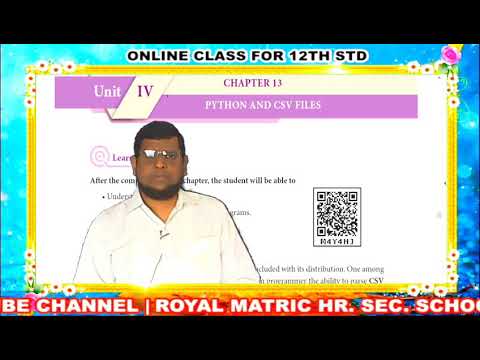 12th STD COMPUTER SCIENCE CLASS - 53 - YouTube