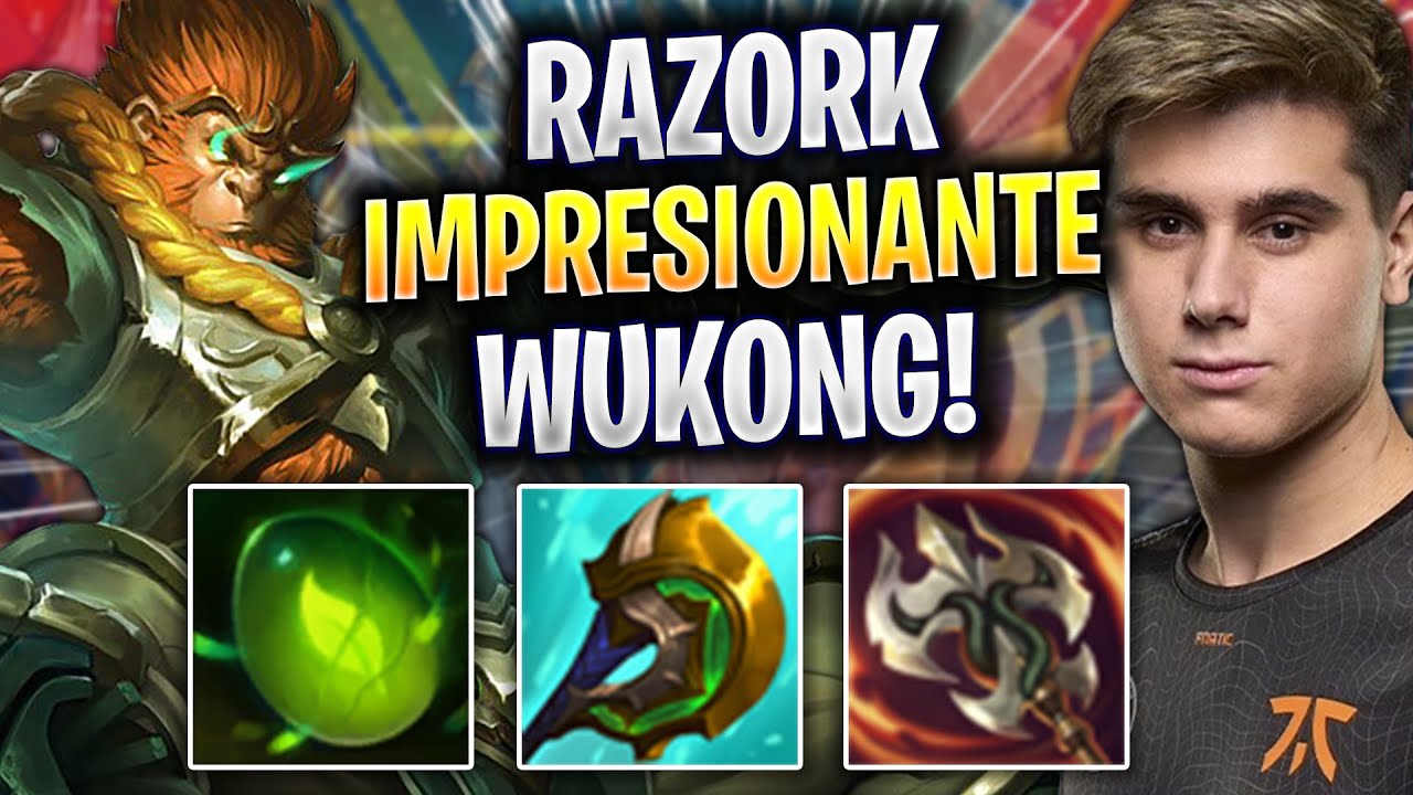 RAZORK ES IMPRESIONANTE CON WUKONG! - Razork Juega Wukong Jungle vs ...