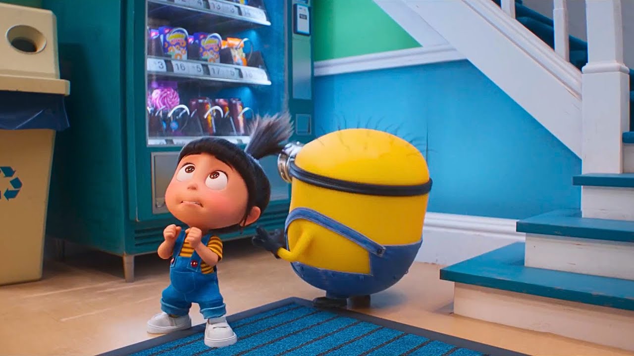 gru with family in new house - YouTube
