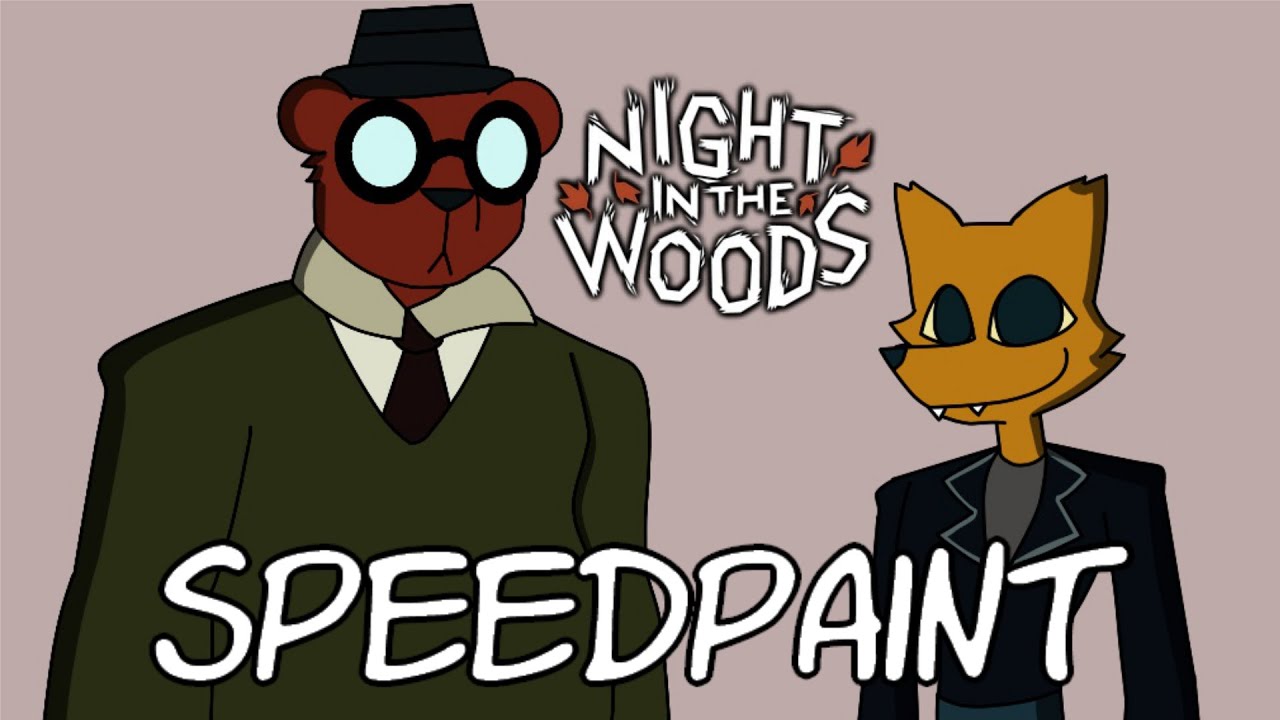 Angus Delaney and Greggory Lee in DJW's art style (Night In The Woods ...