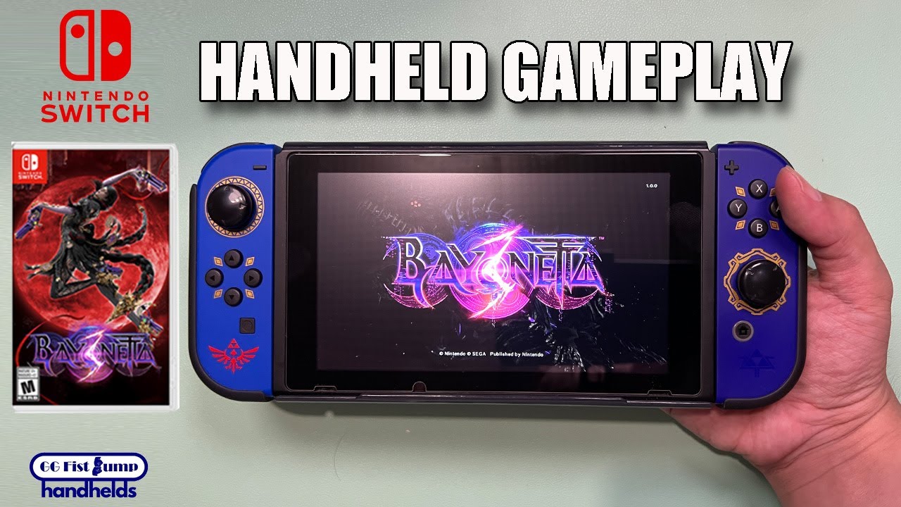 Bayonetta 3 on NINTENDO SWITCH Handheld Gameplay | Did you Boycott this ...