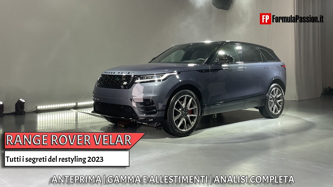 Range Rover Velar 2023 Anteprima | Il restyling visto da vicino, com'è ...